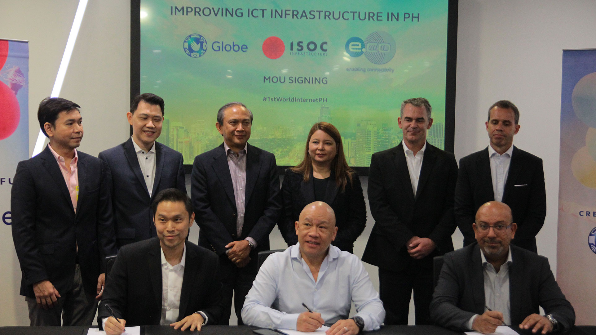Globe signs MOU with ISOC, edotco to fast track ICT infra build in PH ...