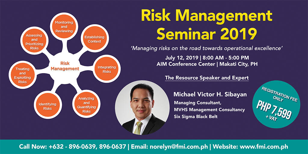 Managing risks on the road towards operational excellence | Inquirer ...