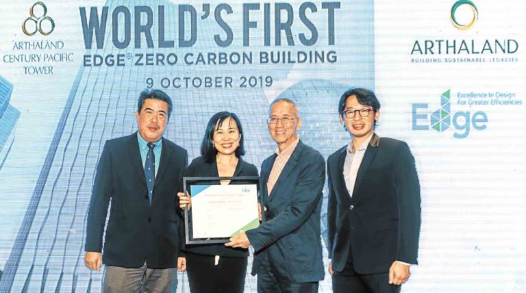 World’s first ‘EDGE Zero Carbon’ building is in PH | Inquirer Business