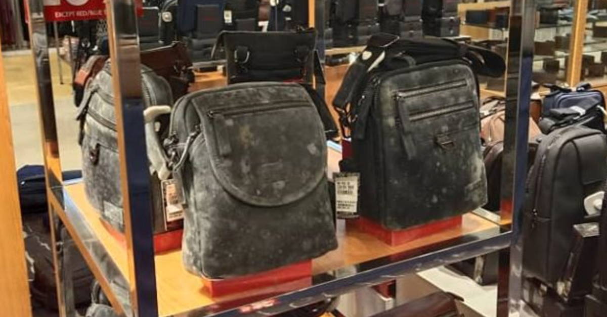 Mold covers bags, shoes in department store after 2 months of ...