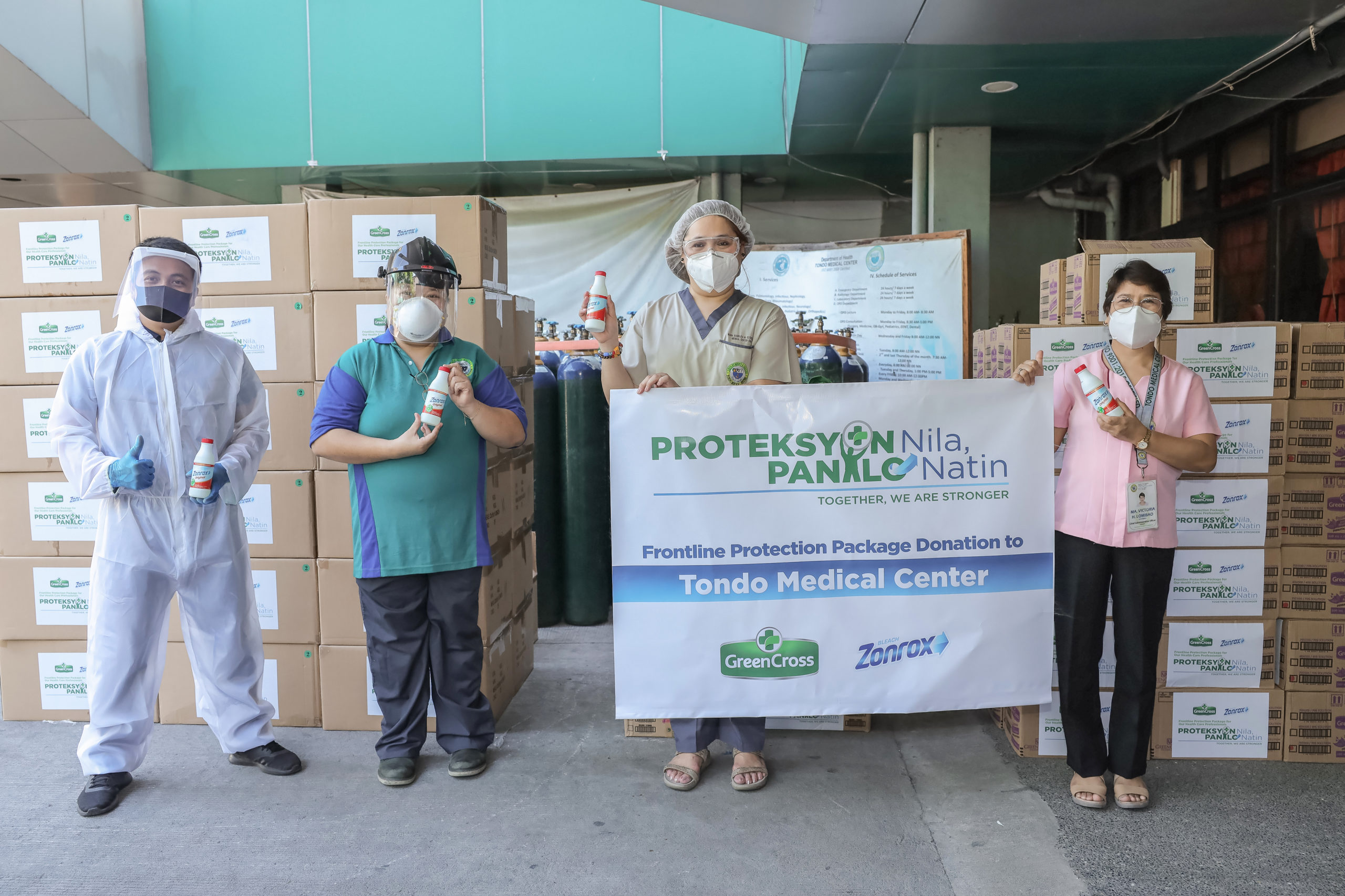 Green Cross, Inc. donates medical-grade PPEs and disinfectants ...