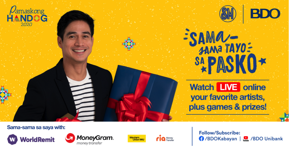 BDO, SM to hold first virtual ‘Pamaskong Handog 2020’ in honor of ...