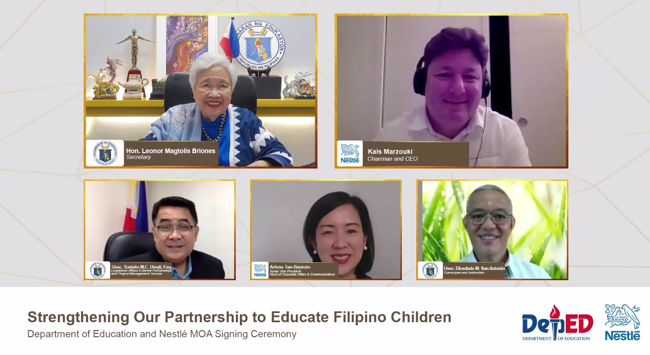 Nestlé strengthens partnership with DepEd, sponsors modules and kits to ...