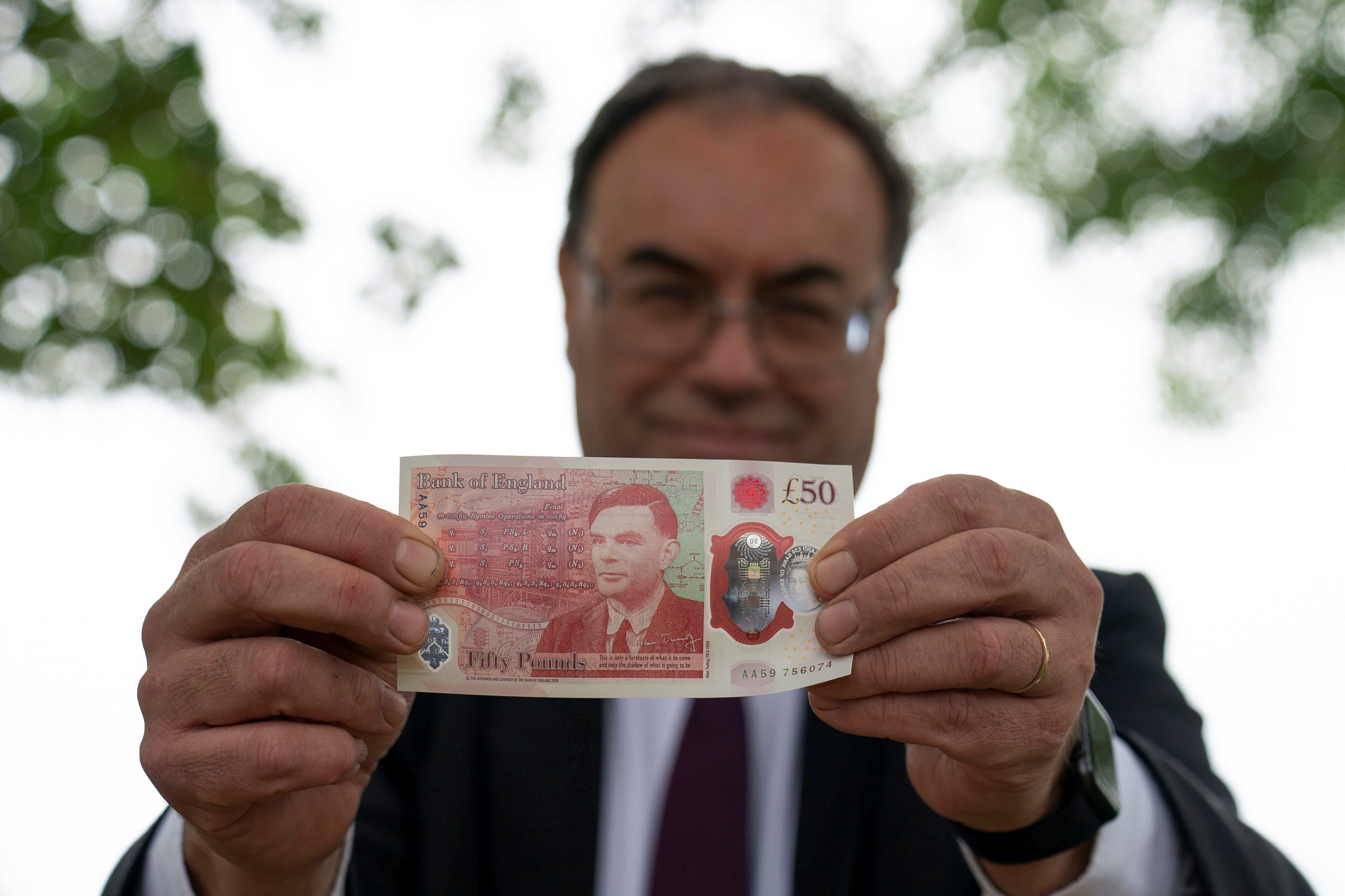 New British 50 pound note with WW2 codebreaker Turing enters circulation | Inquirer Business
