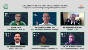 DLSU and Amber Kinetics launch Flywheel Energy Storage Management ...