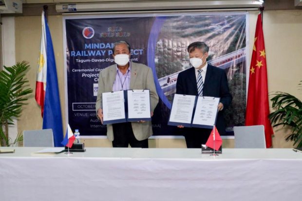 DOTr signs deal with Chinese firm for Phase 1 of Mindanao Railway project | Inquirer Business