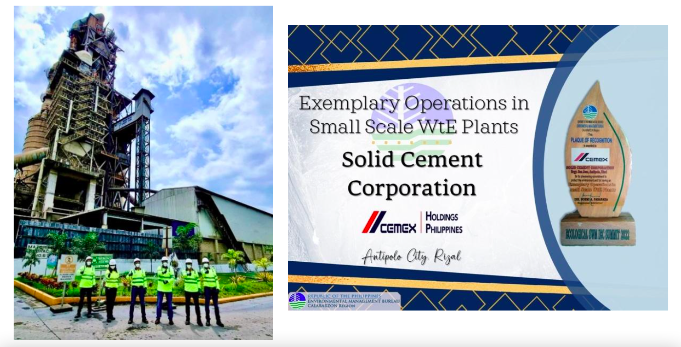 CEMEX’s Solid Cement receives Waste-to-Energy award from DENR-EMB