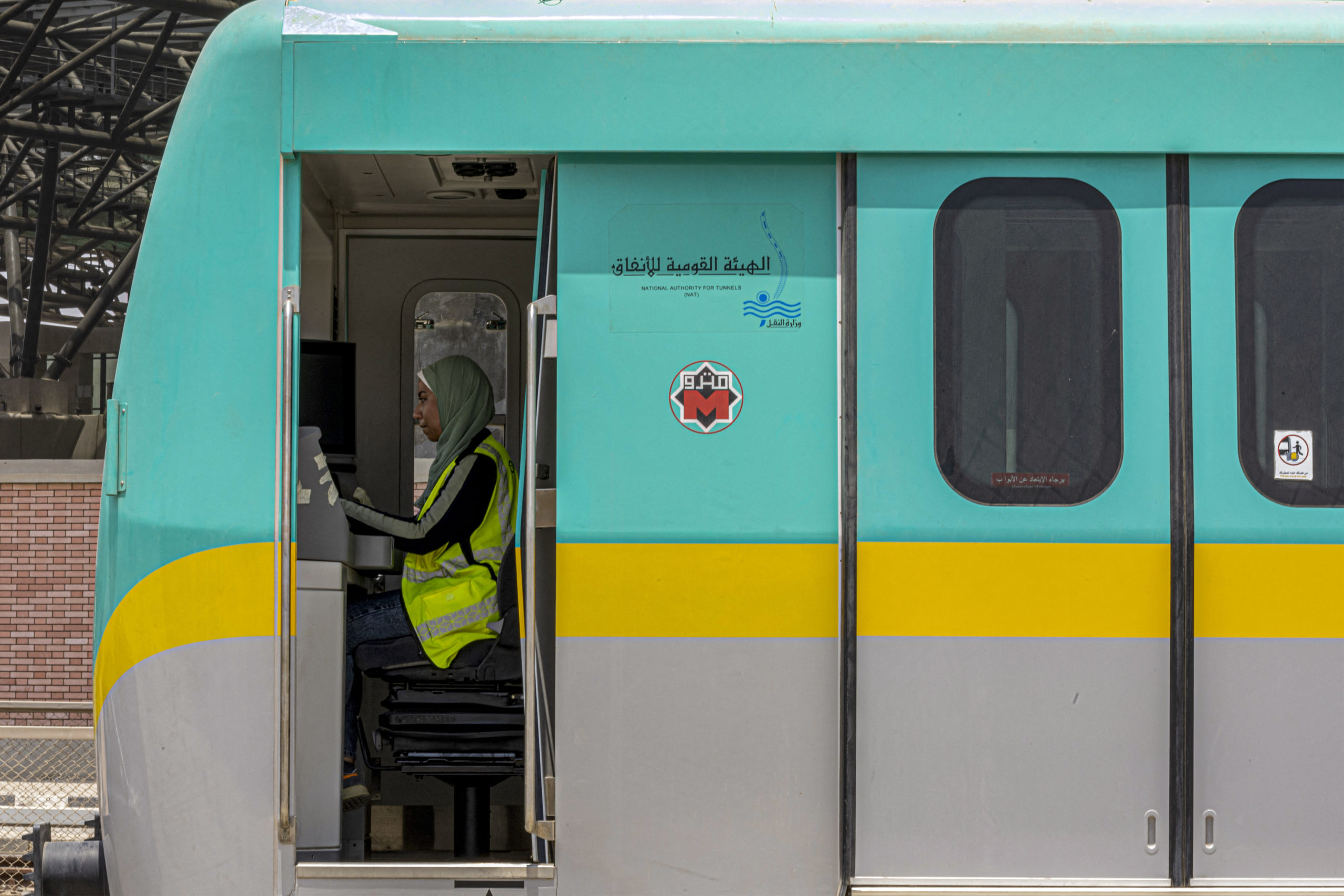 On track: Cairo metro employs Egypt's first women train drivers ...