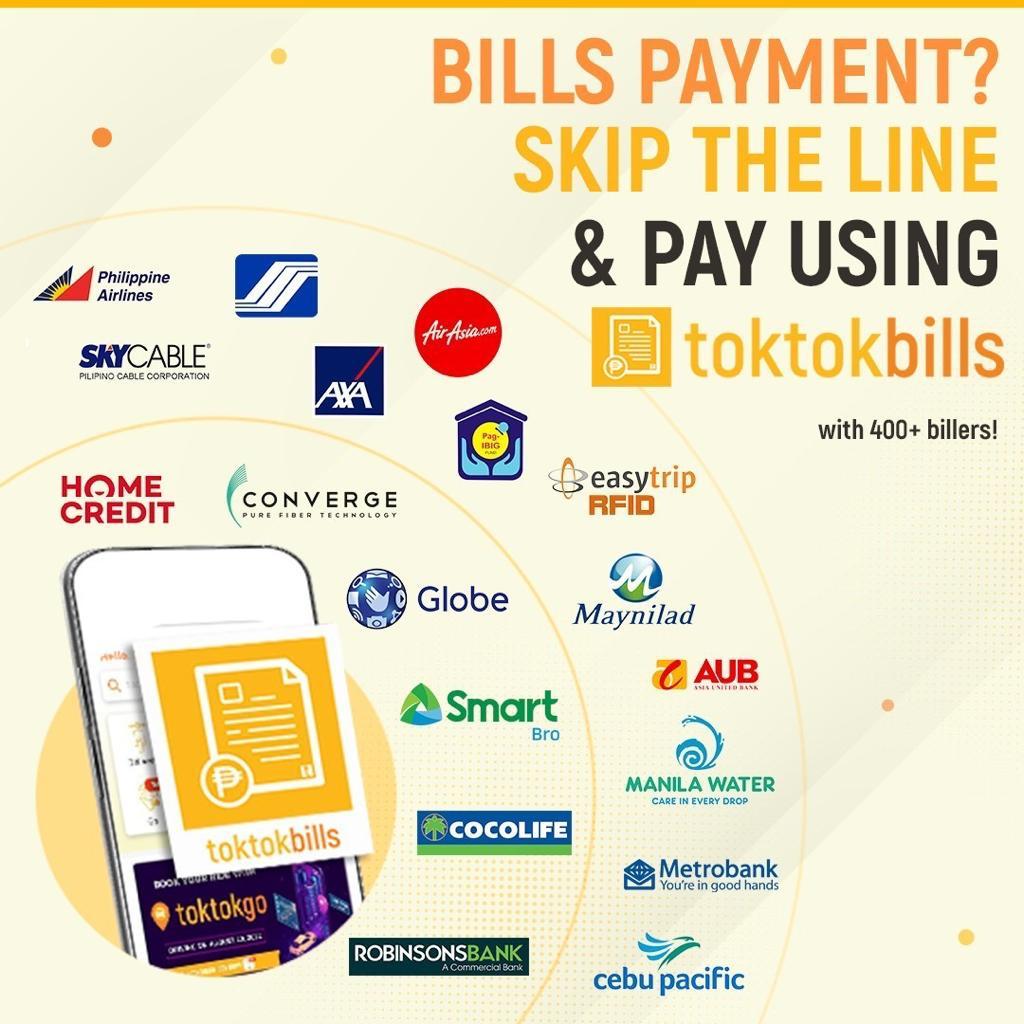 Toktok app upgrades with toktokbills -- A bills payment feature with ...