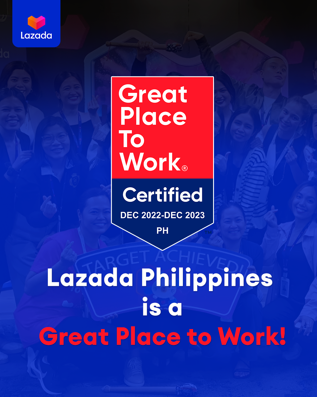 Lazada PH receives Great Place To Work Certification for entrepreneurial mindset and culture at ...