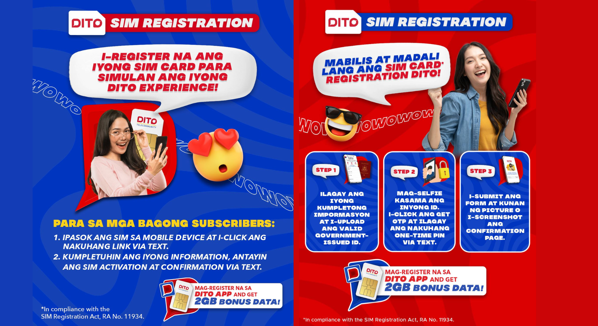 SIM registration made easy and convenient for DITO subscribers ...