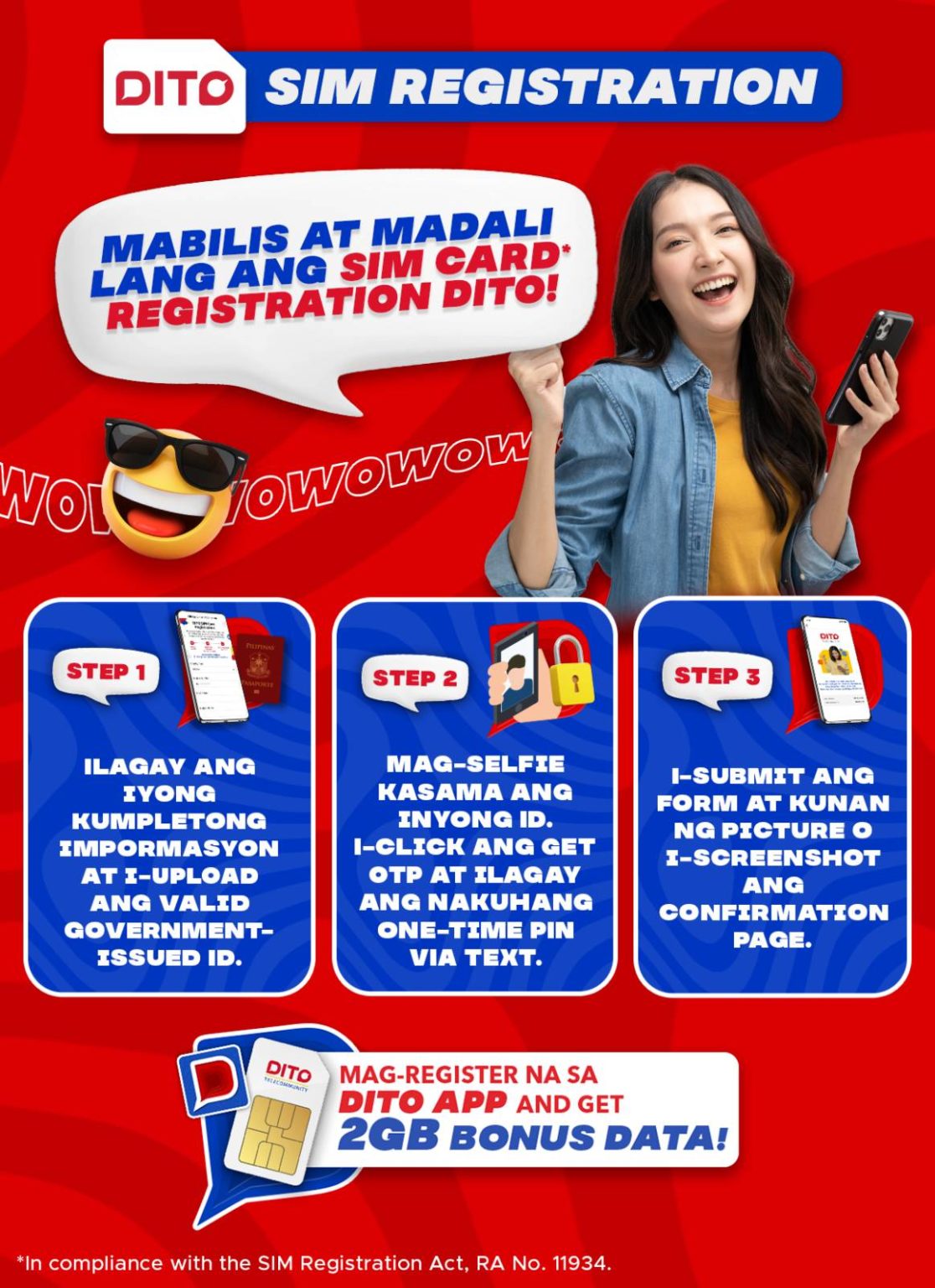 SIM registration made easy and convenient for DITO subscribers ... SIM registration made easy and convenient for DITO subscribers ...