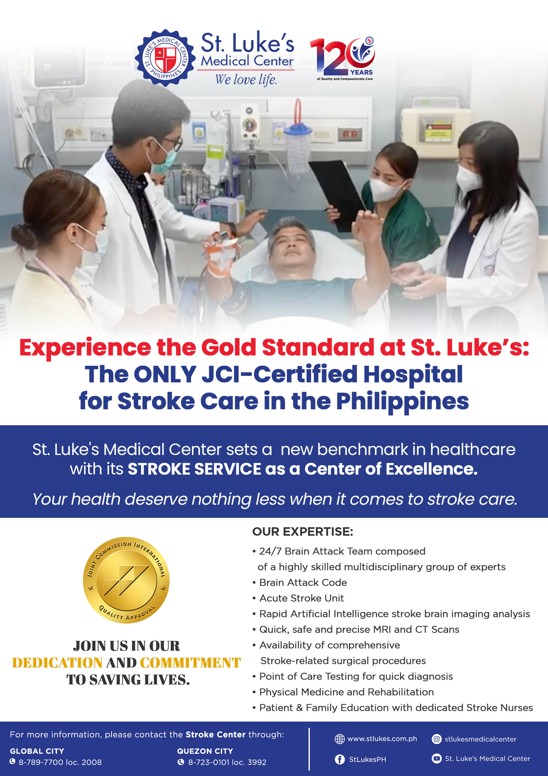 St. Luke’s Medical Center launches its Stroke Service as a Center of ...