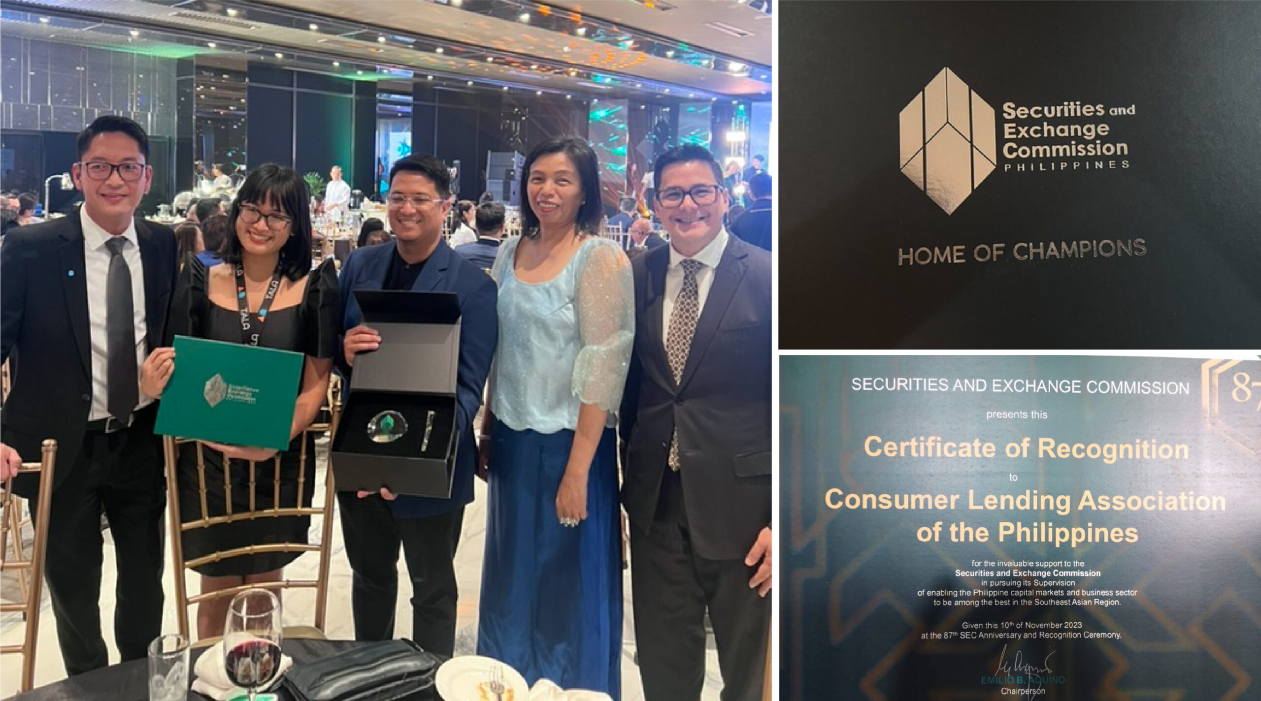 CLAP Inc. awarded by the SEC for helping financially empower Filipinos