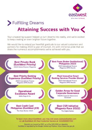Pure excellence in customer service: A look at EastWest’s multiple ...