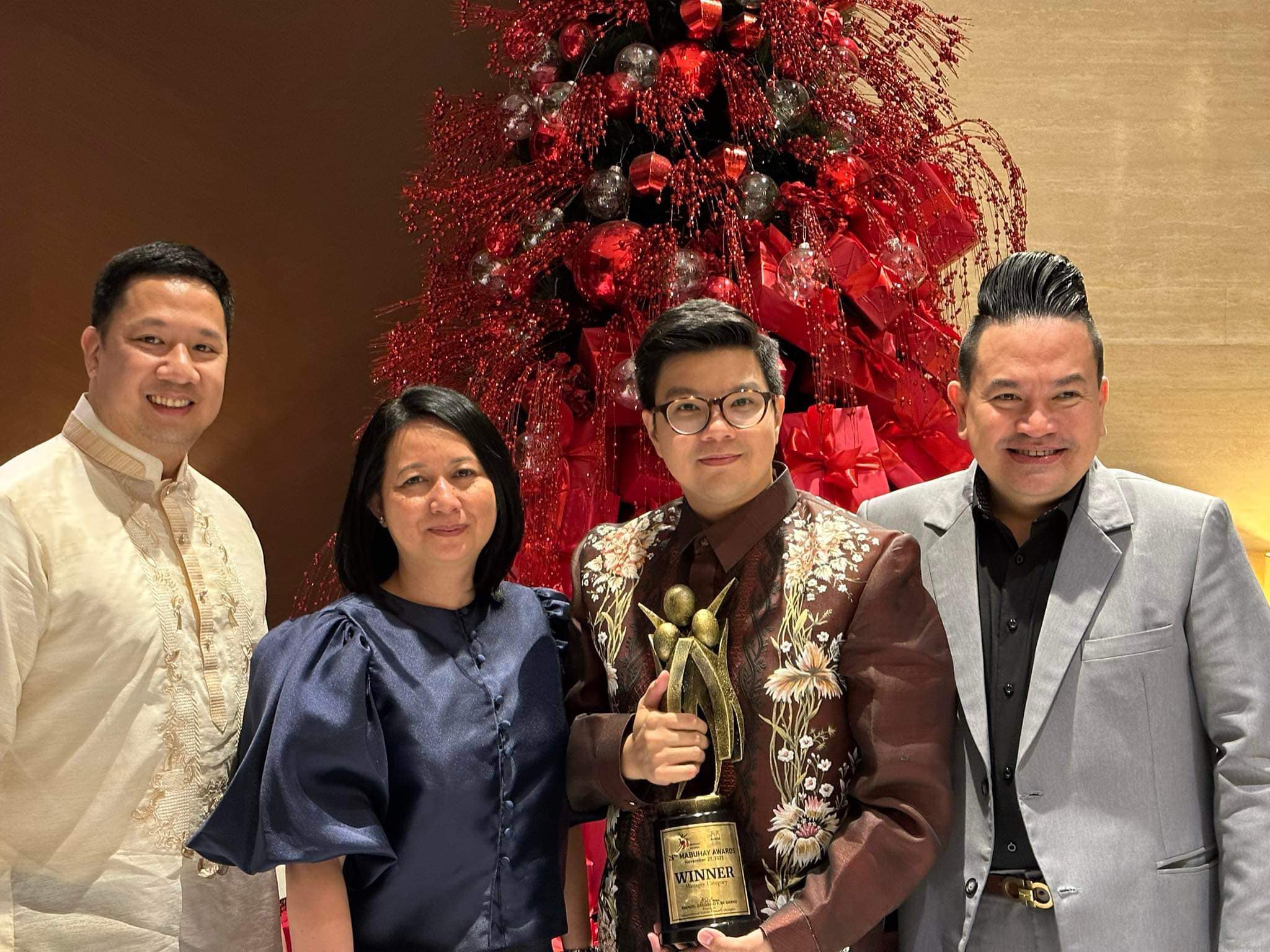 Angelo Ascue of Robinsons Hotels and Resorts earns 'Manager of the Year' title at the 26th ...