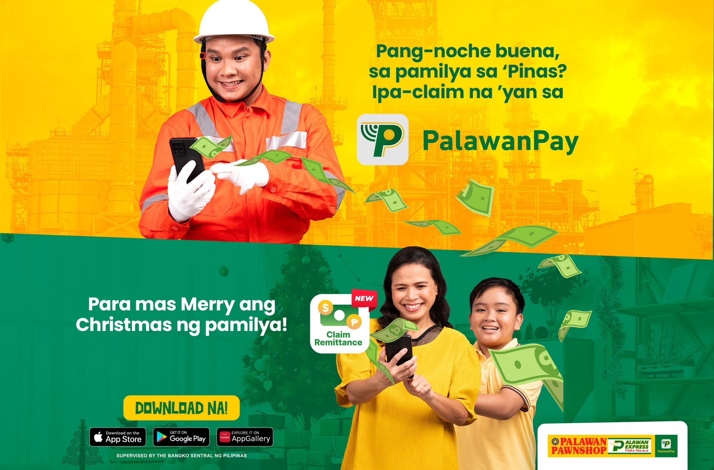 Claim your international remittance anytime, anywhere with PalawanPay