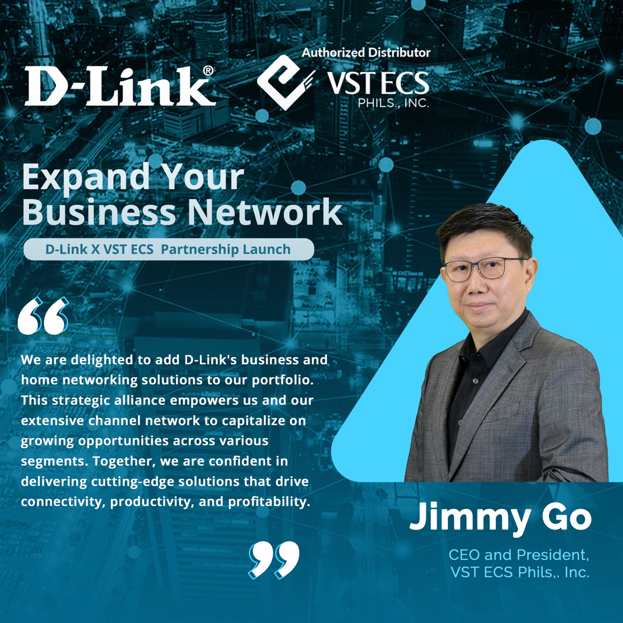 D-Link partners with VST ECS to drive innovation | Inquirer Business