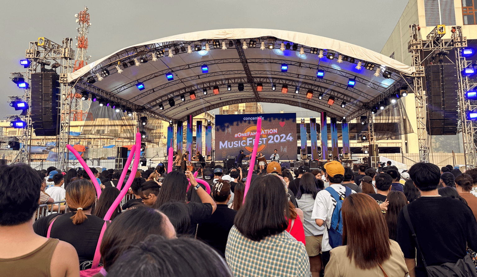 Concentrix unveils new brand in drone show at Family Day Concert