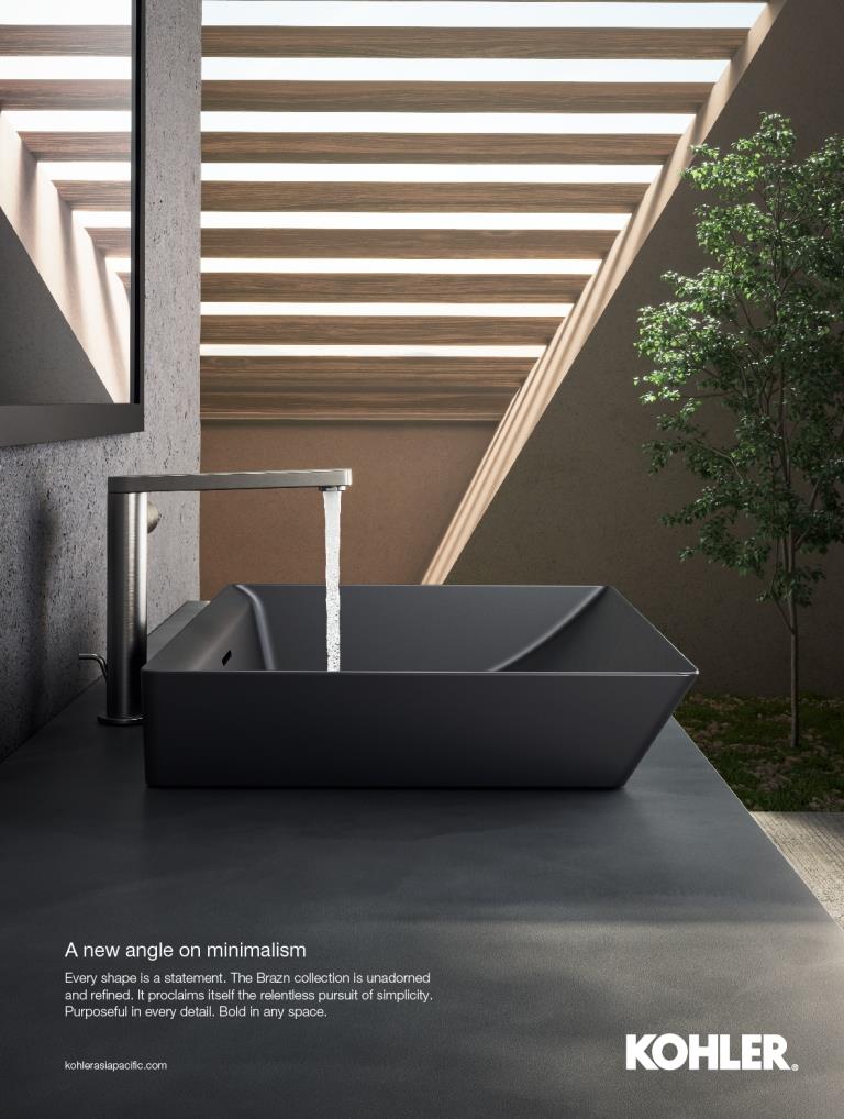Transform your bathroom with Kohler’s Brazn Collection