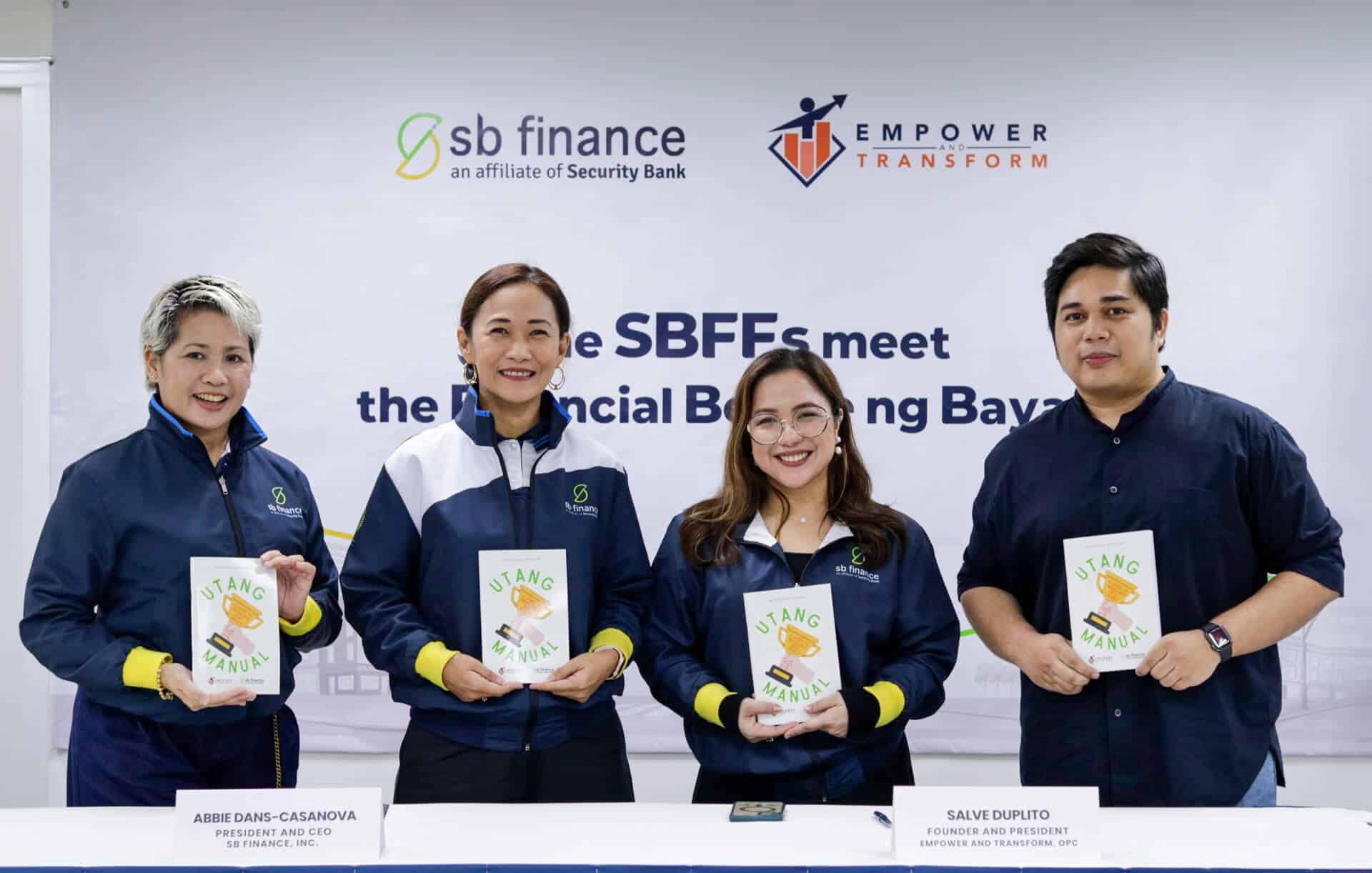 SB Finance partners with Salve Duplito for FinLit Program, launches ...