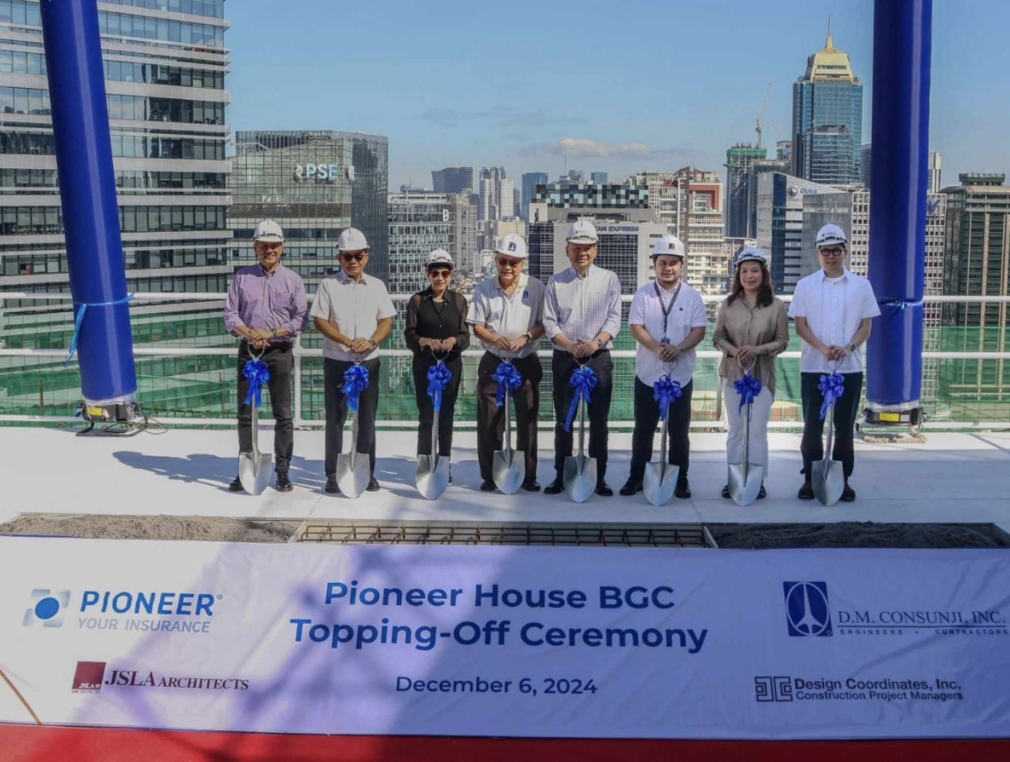 Eco-friendly Pioneer House BGC Tops Off, on track for completion in 2025