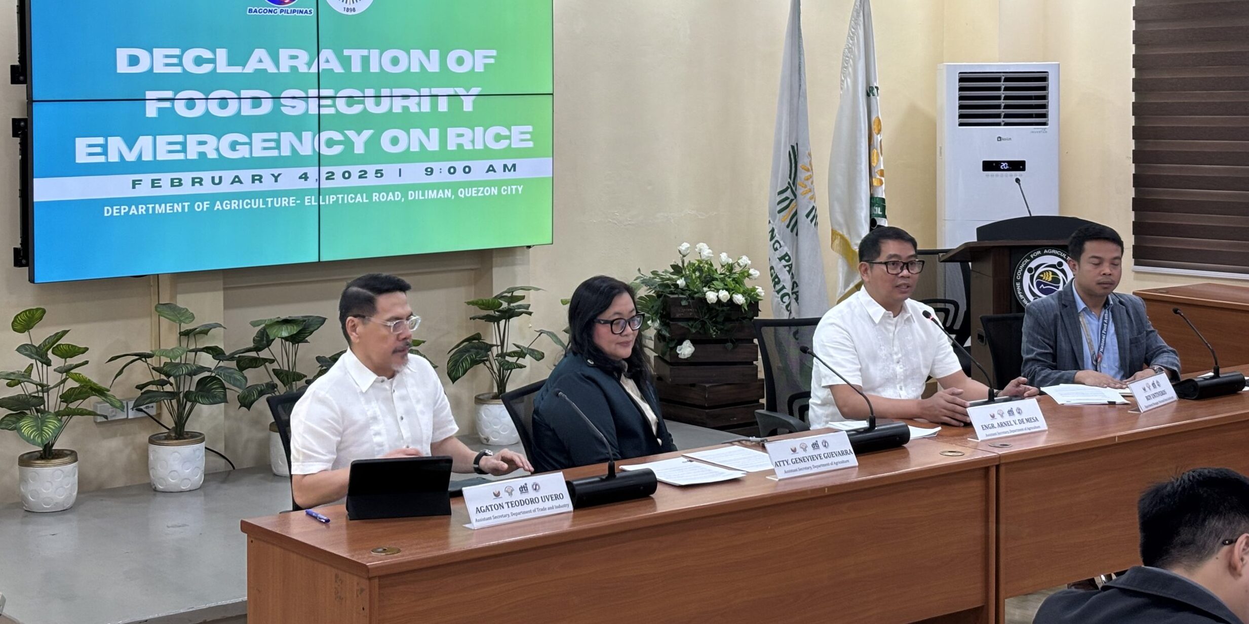 DA to implement P55/kilo MSRP for imported rice starting Feb 5