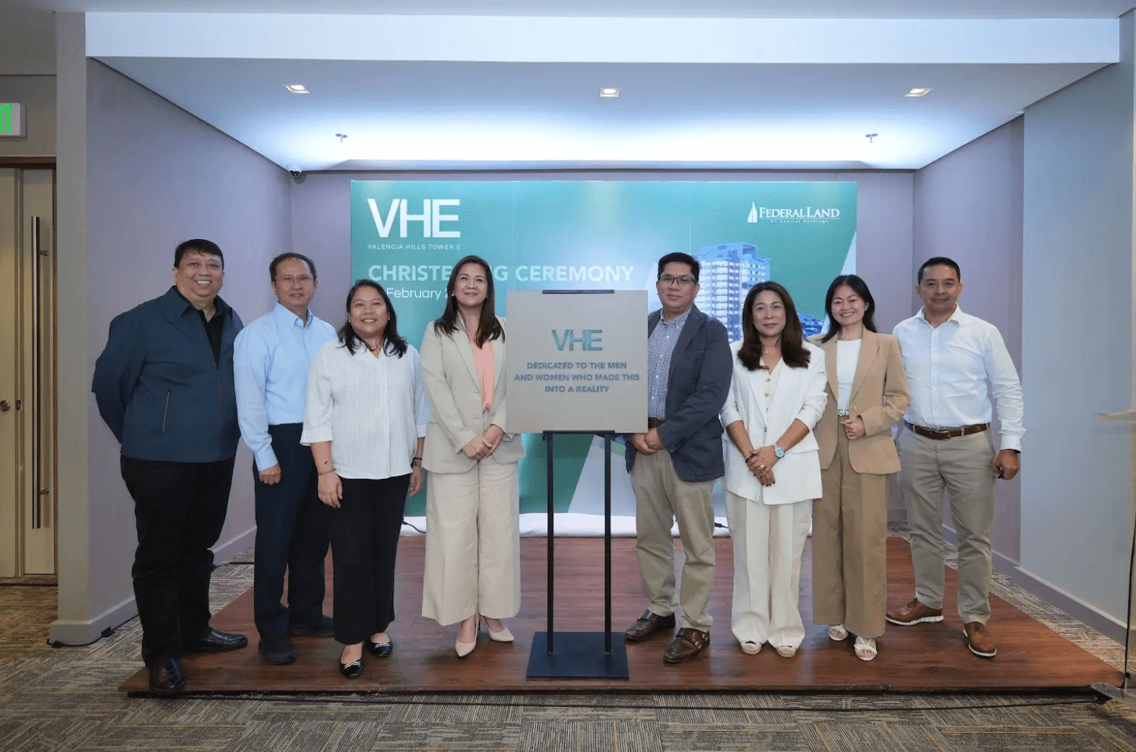 Ceremonial opening of Federal Land’s Valencia Hills Tower E in New Manila