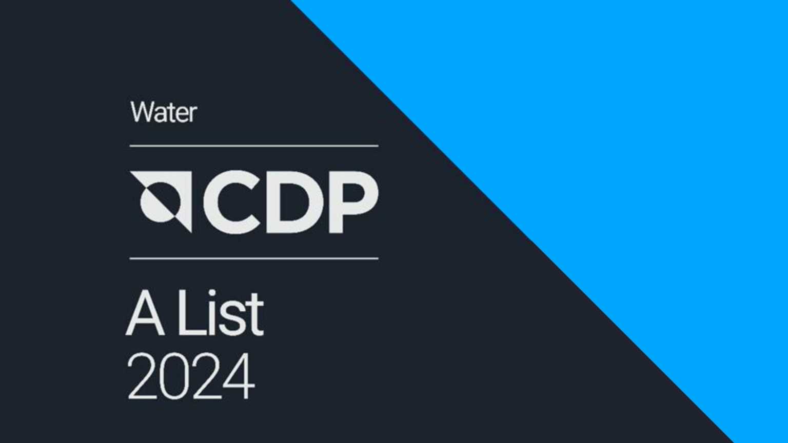 Manila Water 1st PH firm in CDP's Corporate A-list for water