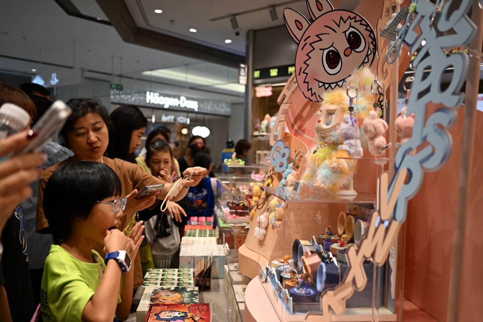 Labubu fans flock to stores after launch of mini dolls