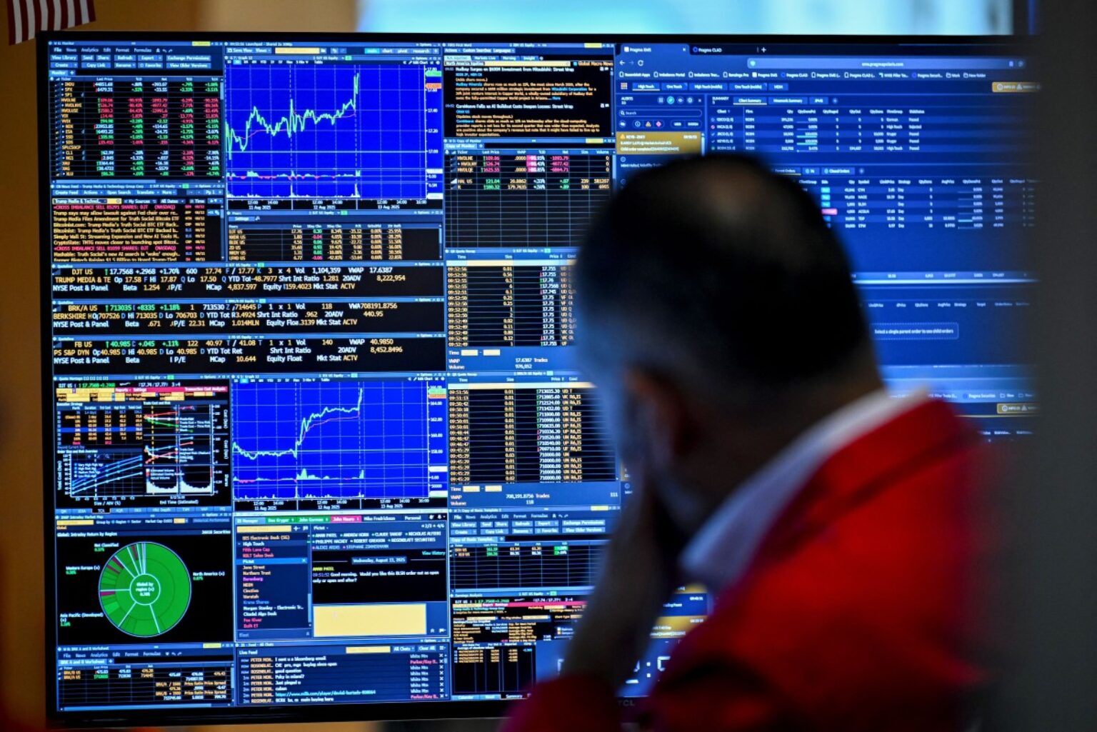 US stocks fall again as Iran worries lift oil prices