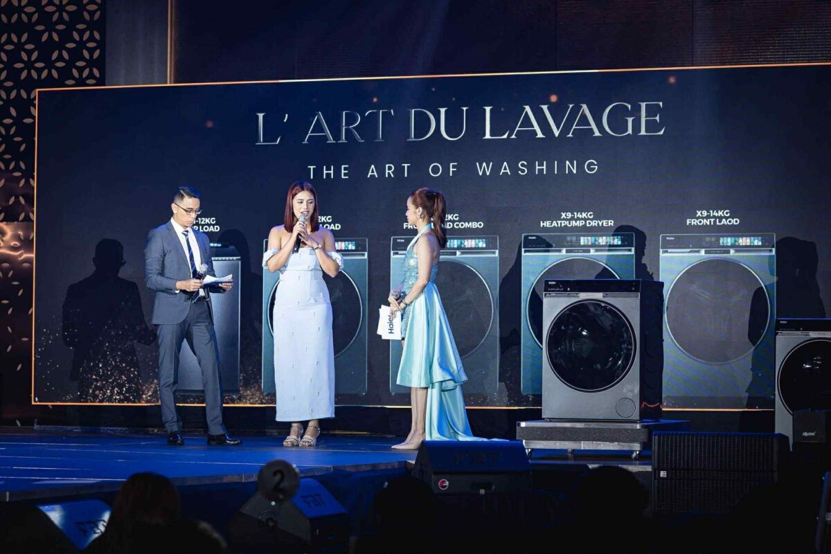 Haier launches its new washing machine line in an evening of art and ...