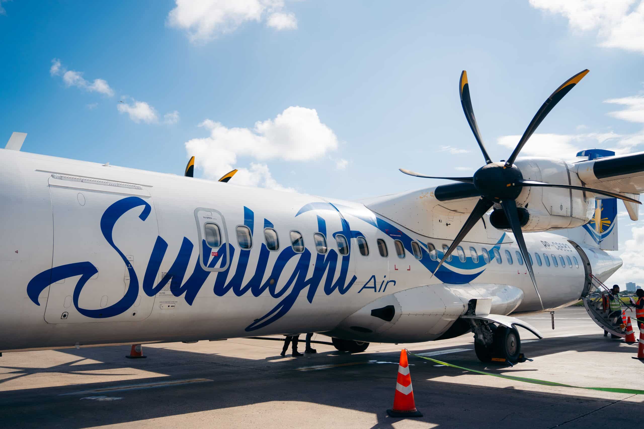 Sunlight Air flies to Cebu luxury