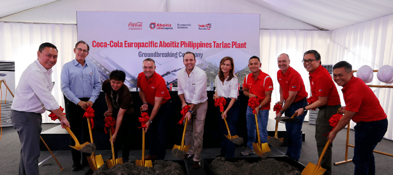 Coca Cola building in Tarlac one of its biggest plants in the world