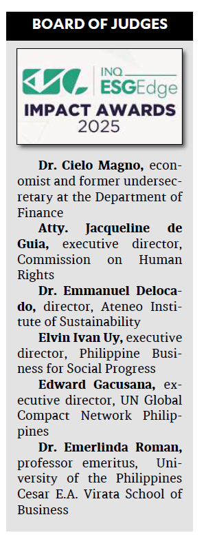 1st Inquirer ESG awards: Spotlight on PH firms championing sustainability