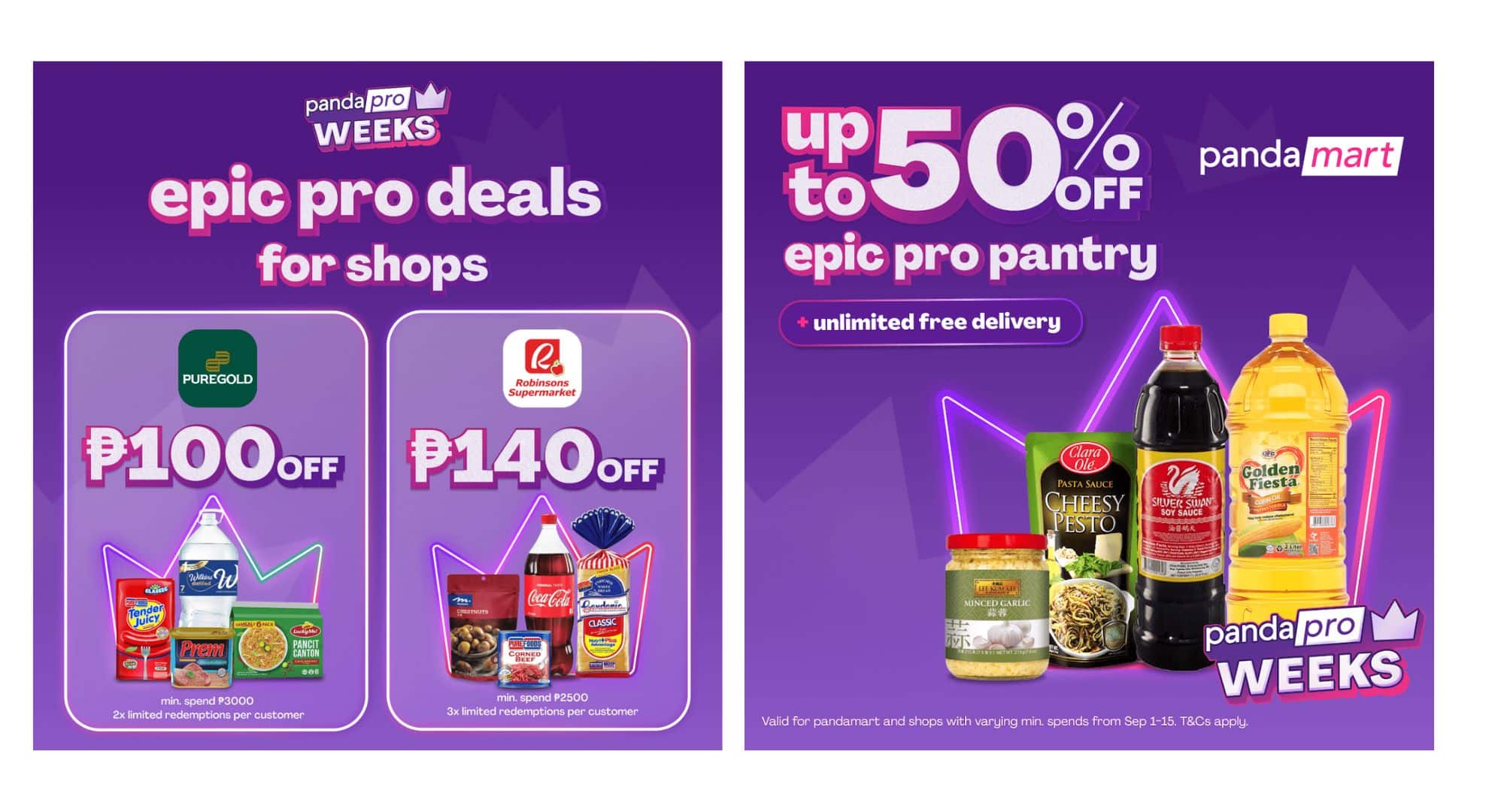 foodpanda launches ‘PRO Weeks,’ offering up to 50% off on top brands ...