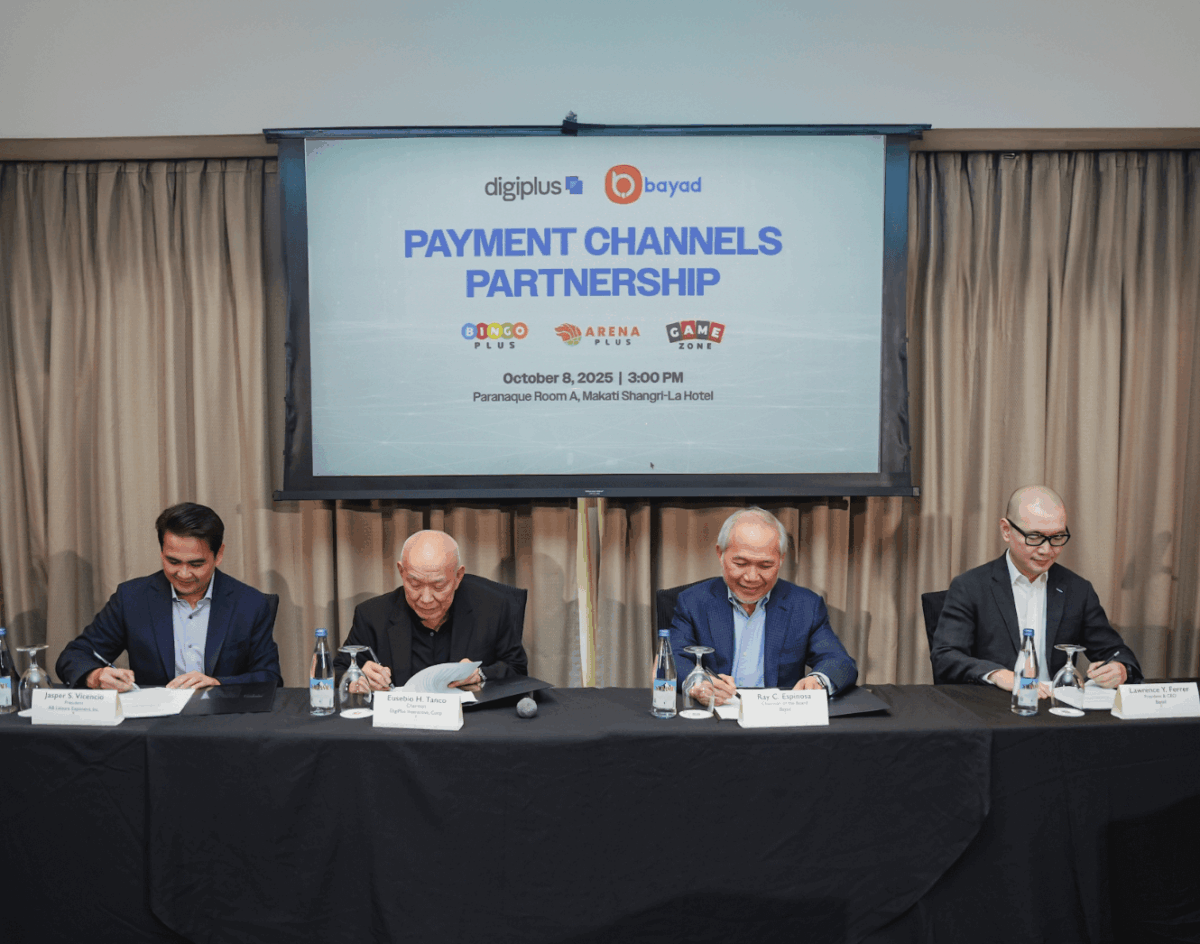 DigiPlus signs exclusive partnership with Bayad for BingoPlus, ArenaPlus, and GameZone customers