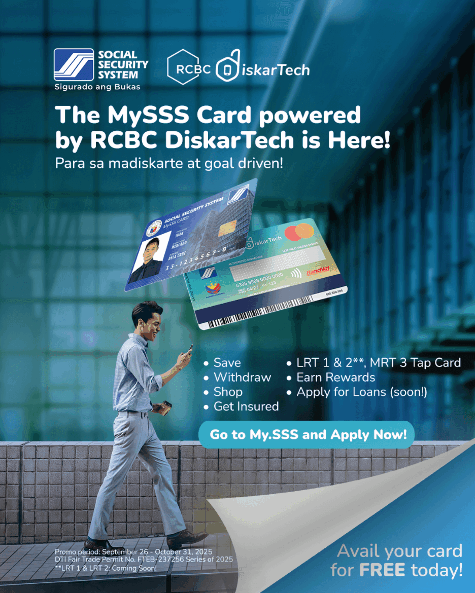 10 reasons why the MySSS Card powered by RCBC DiskarTech is your new ...