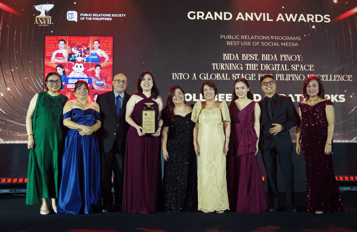 Stratworks and Jollibee bring home the Grand Anvil at the 61st Anvil Awards